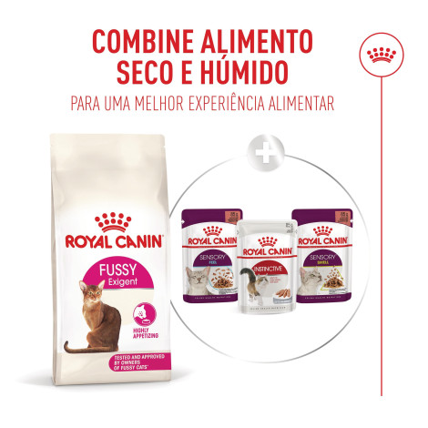 Ração seca para gato exigente - Royal Canin Fussy