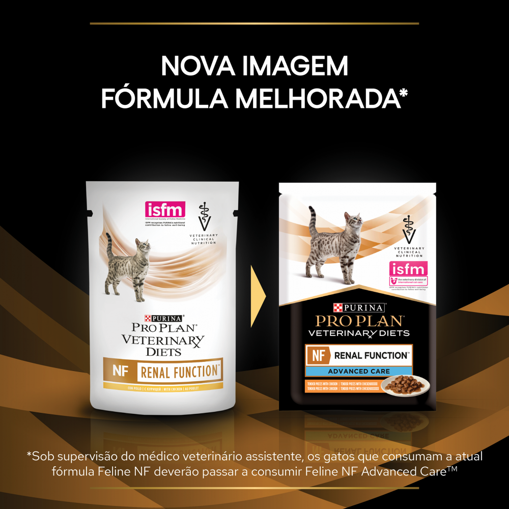 Ração húmida para gato com doença renal - Pro Plan VD NF Renal Function